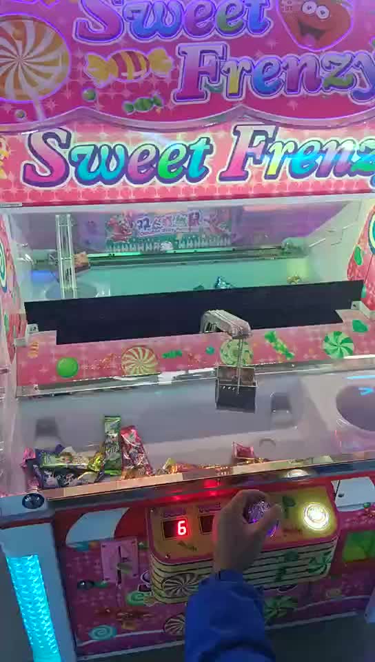 Hot Sale Coin Operate Arcade Sweet Frenzy Candy Gift Vending Game ...