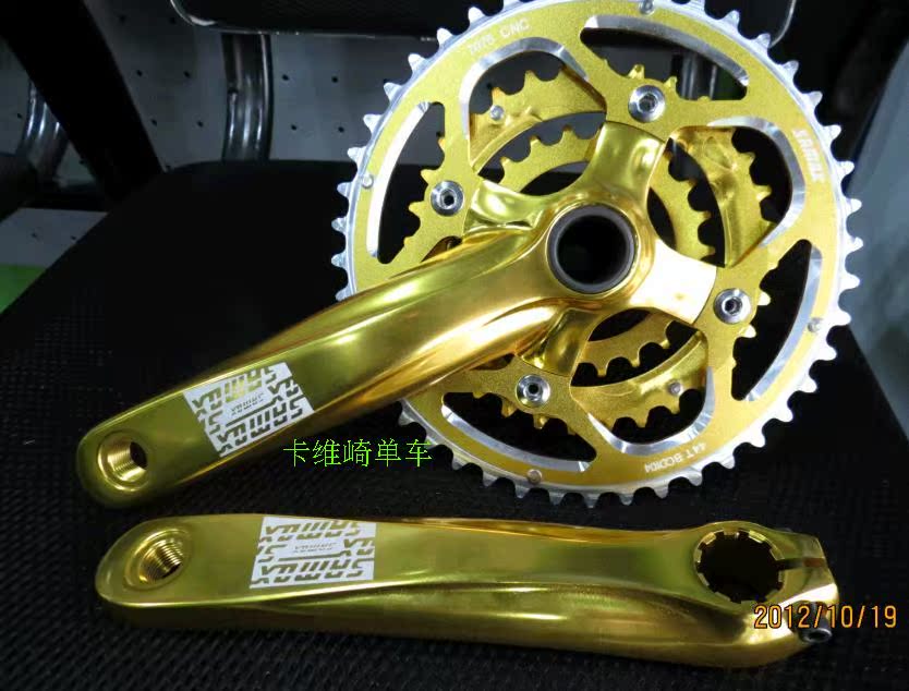 Купить Звездочки, Оси для велосипеда 特价包邮 山地车 samox 一体中空牙盘带轴承中轴 в ...